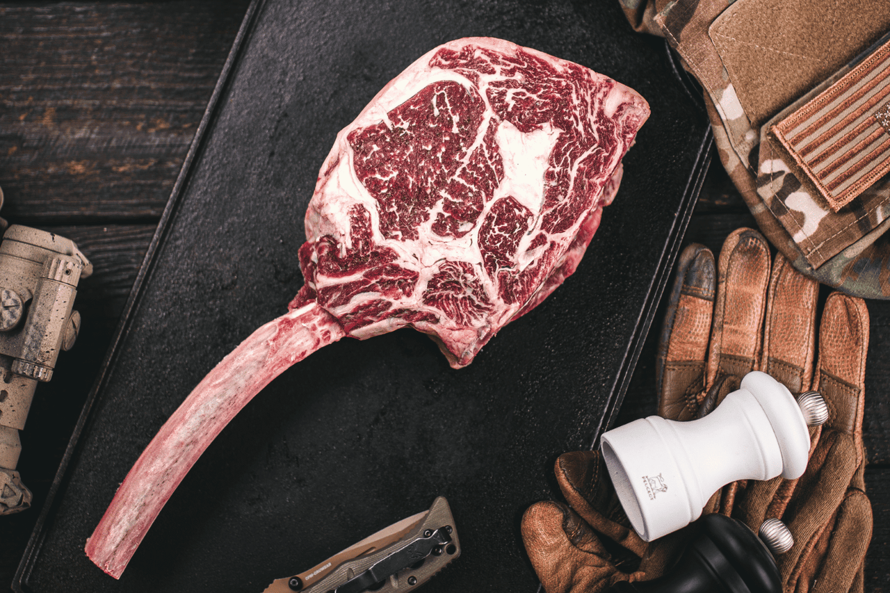 Tomahawk, Steak Seasoning, and Summer Sausage Box | KC Cattle Company