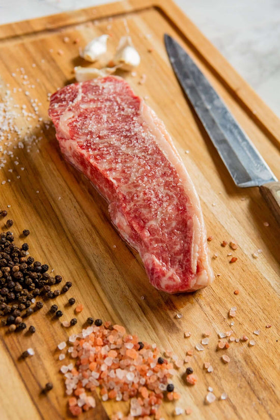 Wagyu KC Strip Steak - Wagyu New York Strip Steak | KC Cattle Company